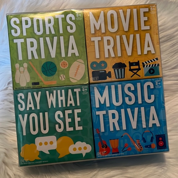 RMS | Games | New Family Trivia Games Set | Poshmark
